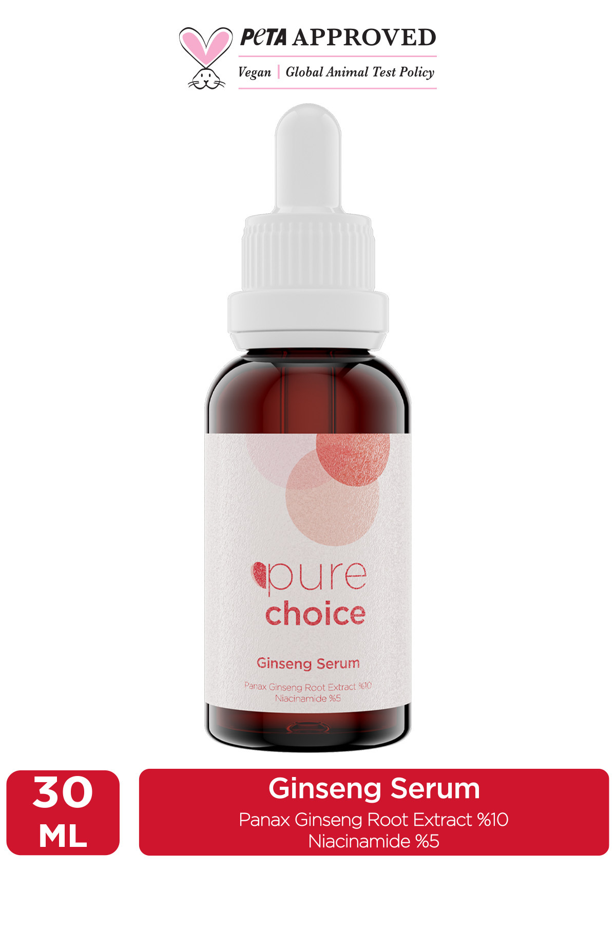 Pure Choice Ginseng Serum 30 Ml (panax Ginseng Root Extract %10 ...