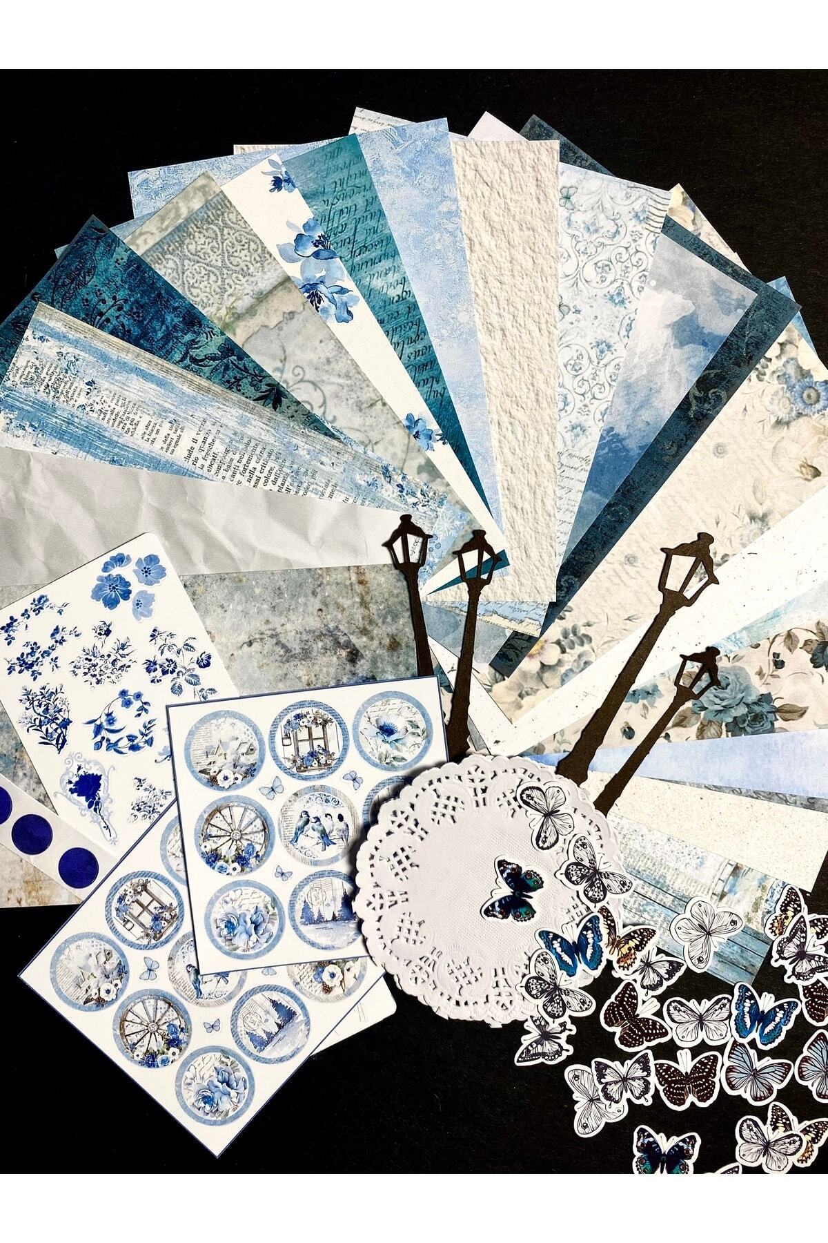 ALAONS Blue Bullet Journal Scrapbook Sticker Set Fiyatı, Yorumları ...