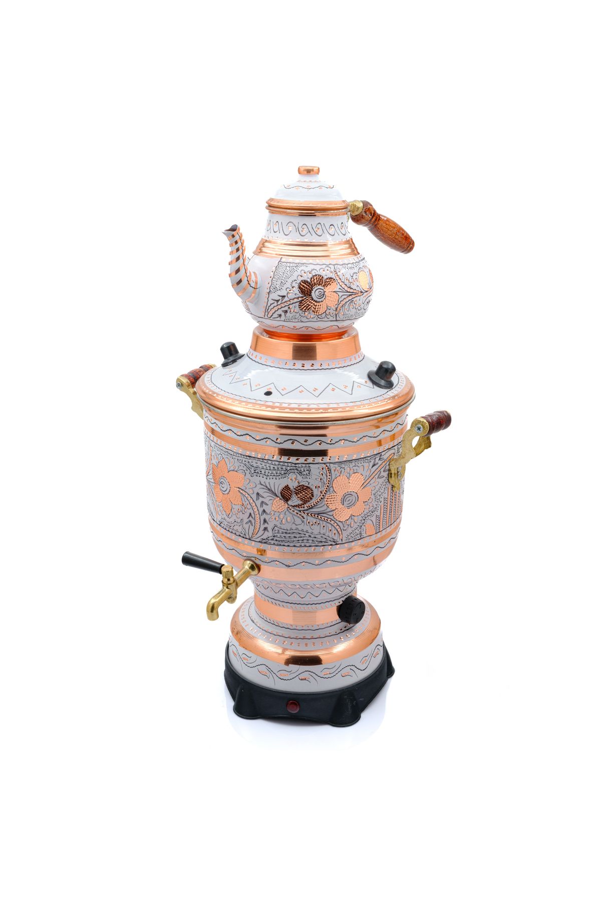 ERİZA 6 Litre 220v Elektrikli Işlemeli Bakır Semaver Fiyatı, Yorumları ... ERİZA 6 Litre 220v Elektrikli Işlemeli Bakır Semaver Fiyatı, Yorumları ...