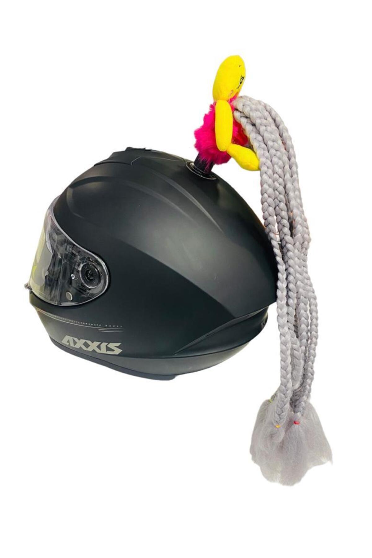 MG MOTO Kask Saç Örgüsü Gri Fiyatı, Yorumları - Trendyol