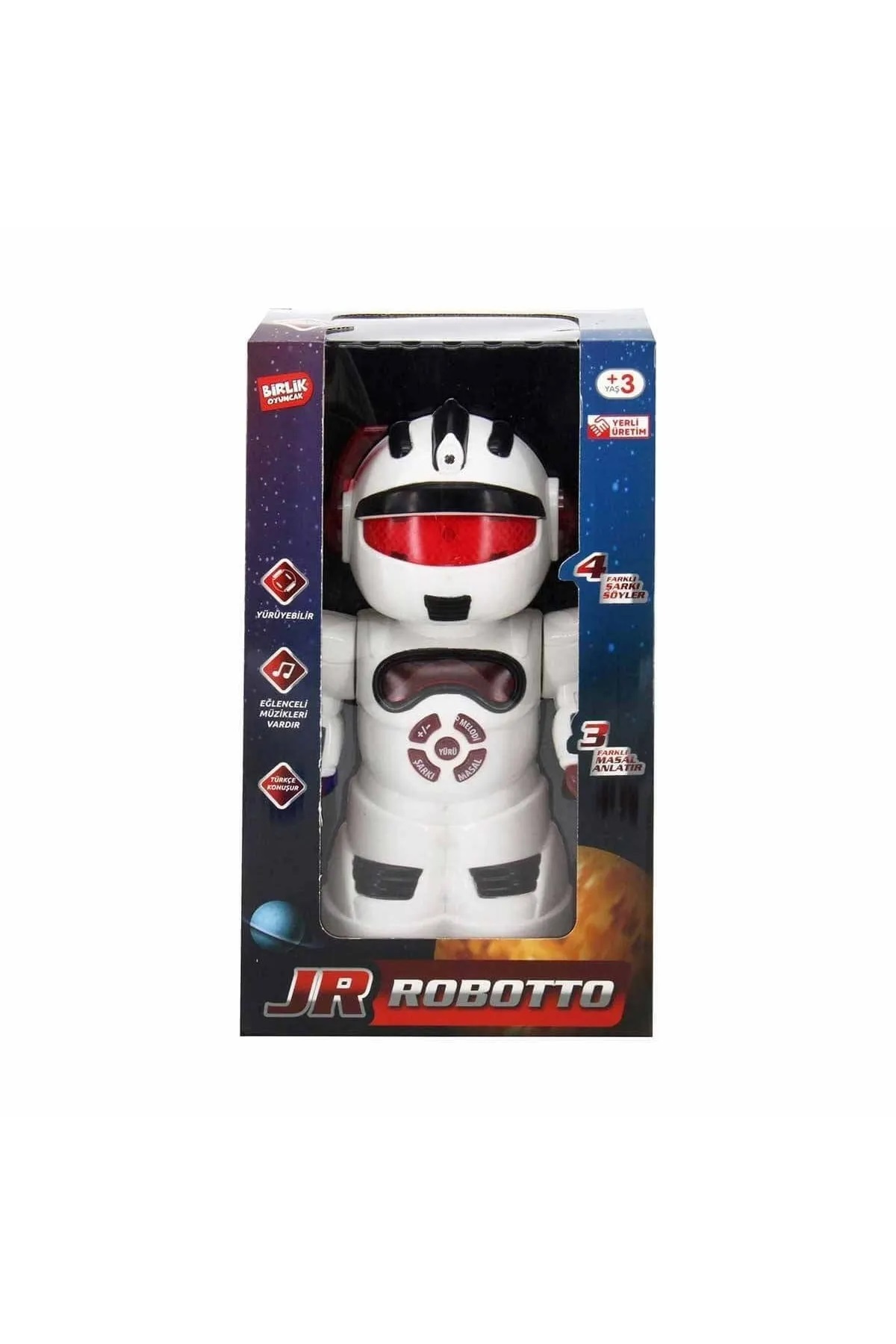 Shem Robot Çarp Dön Sesli Işıklı 15 fonksiyonlu Robot 25 Cm JrROBOTTO ...