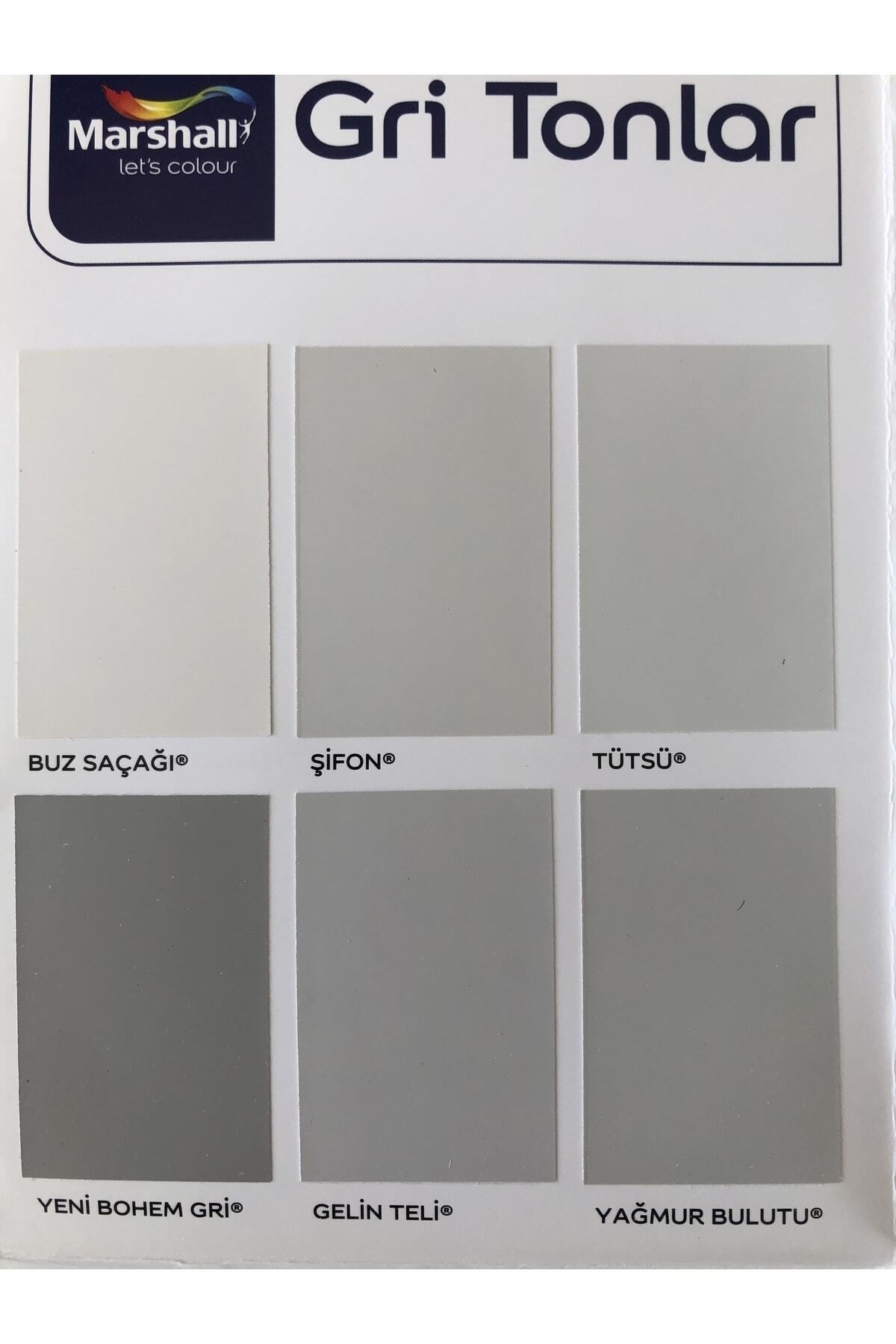 Marshall Fit Silikonlu Ipek Mat Silinebilir Iç Cephe Duvar Boyası Renk ...