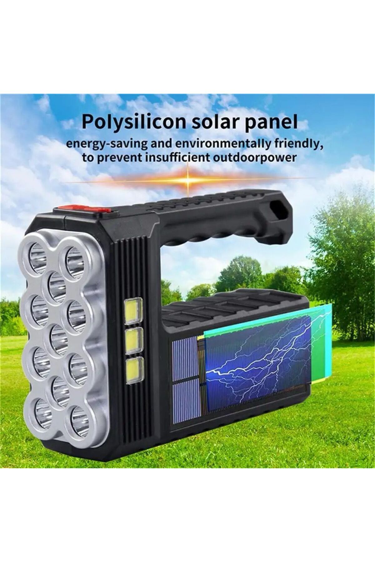 VOLEMİ V-11 Acil Durum Güneş Enerjili Usb Girişli Ledli Kamp El Feneri 4 Modlu FenerFiyatı ...