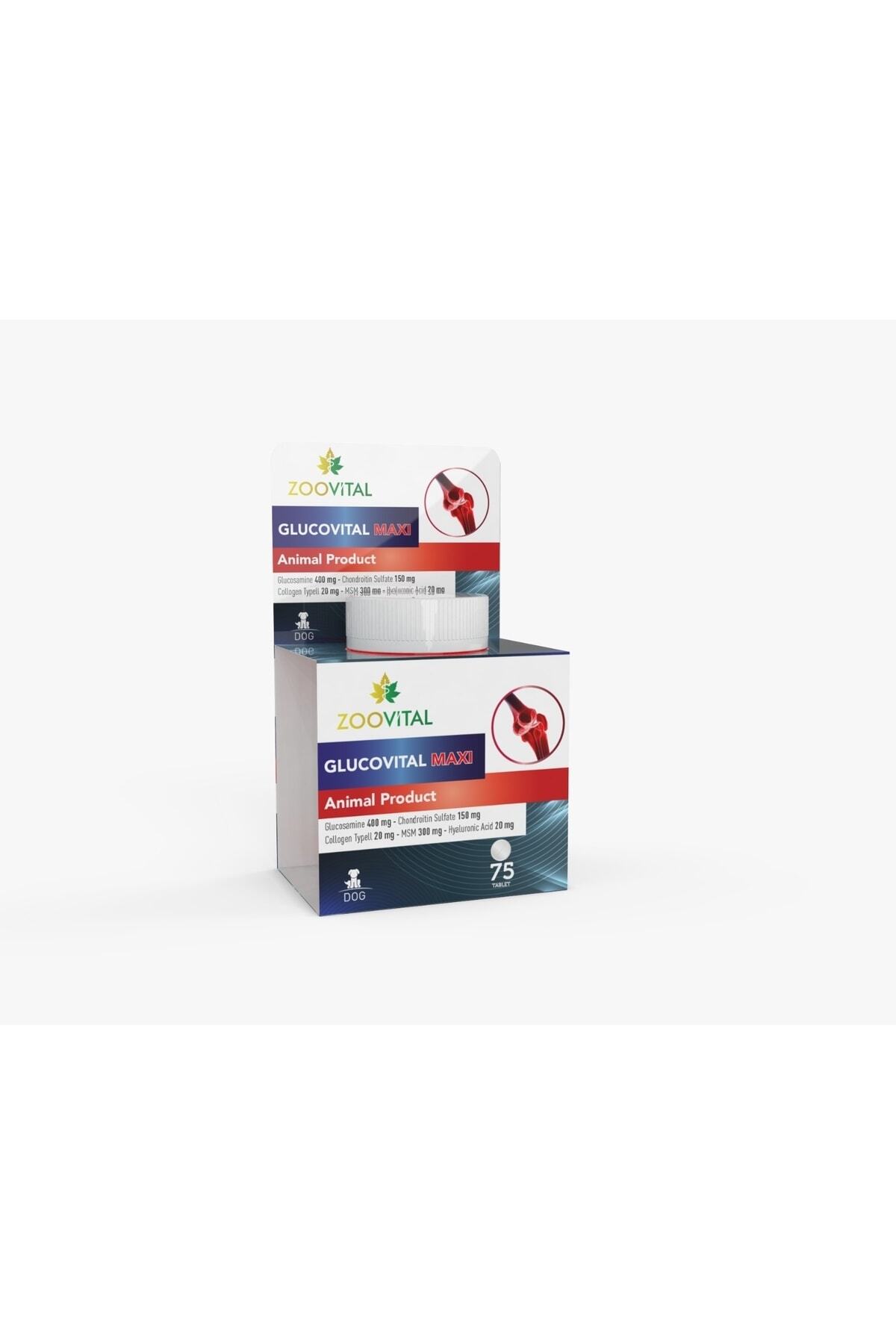 Zoovital Glucovital Maxi 75 Tablet Köpekler Için Kas Ve Eklem Desteği ...