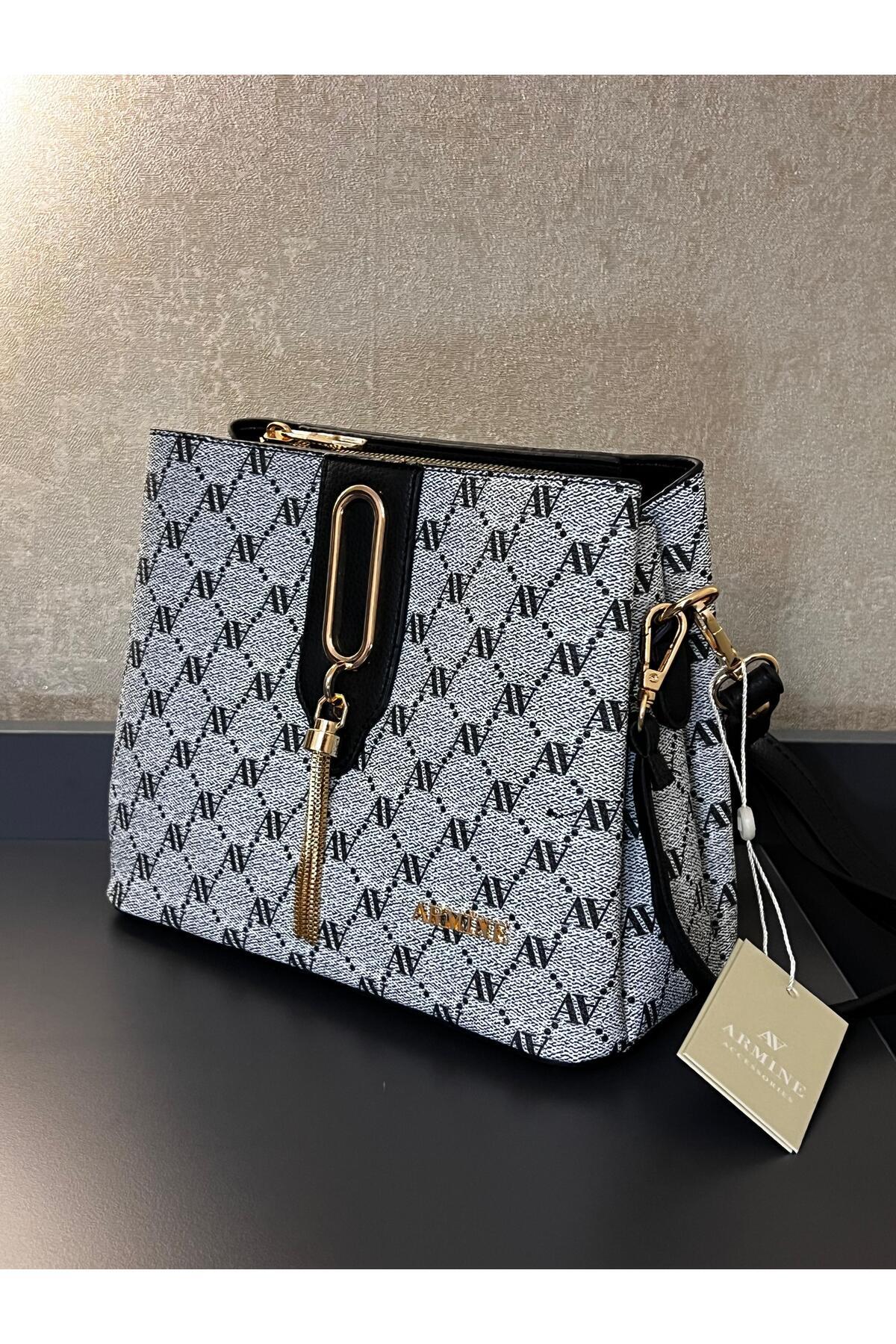 Armine ARM.361.GRİ Armine Özel Renk Konbin El Ve Kol Çantası Olarak ...