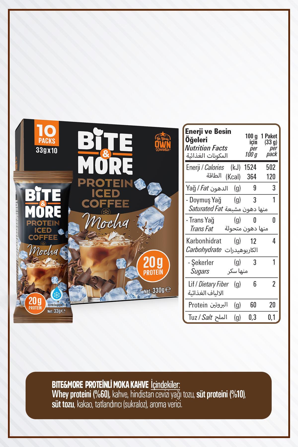 bite & more Bite & More Protein Iced Coffee Mocha ( Proteinli Kahve ...