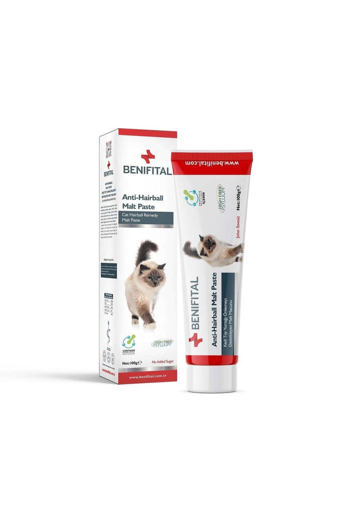 Benifital Malt Paste 100 Gr Kedi Tüy Yumağı Önlemeyi Destekleyen ...