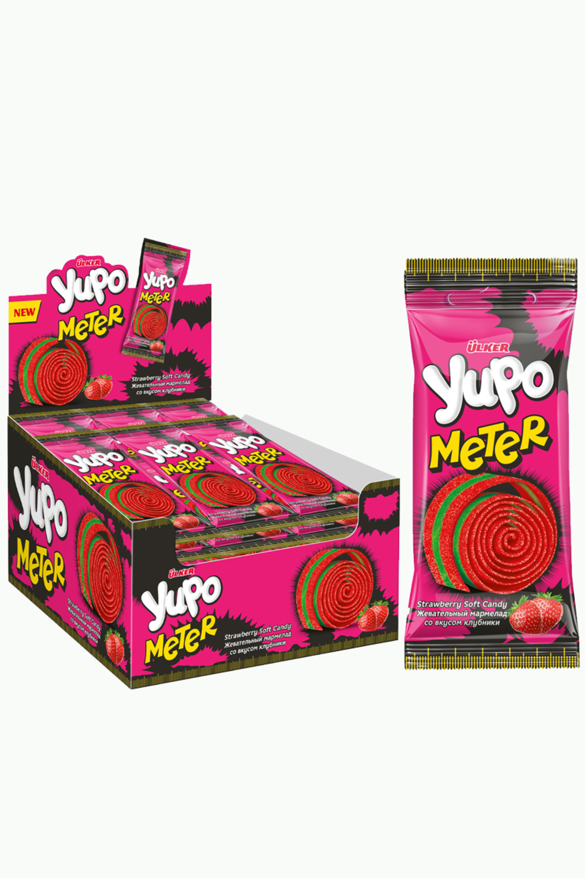 Ülker Yupo Jelly Metre Çilekli 50 g x 12 ADET Fiyatı, Yorumları - Trendyol