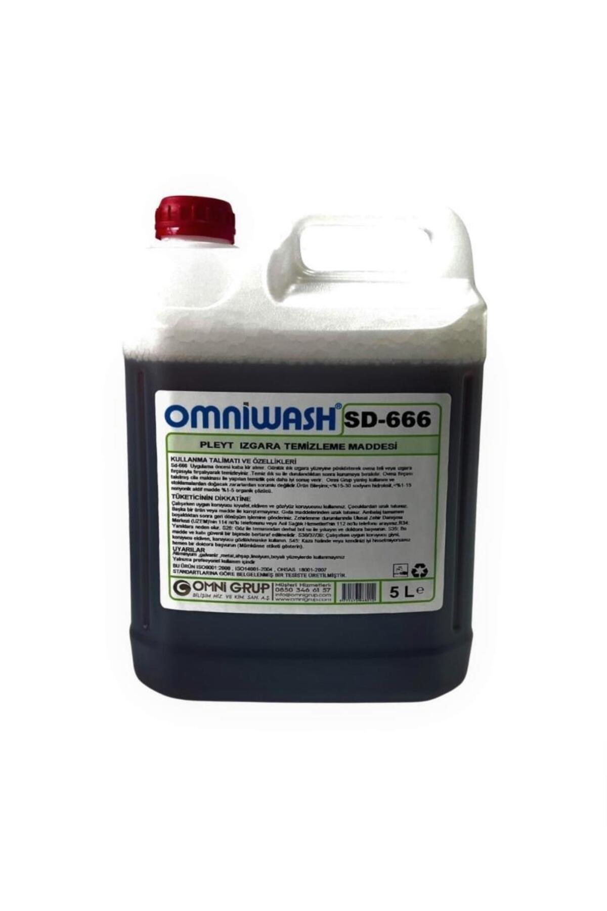 Omniwash Sd-666 Pleyt Izgara Temizleme 5000 ml - Fiyatı, Yorumları