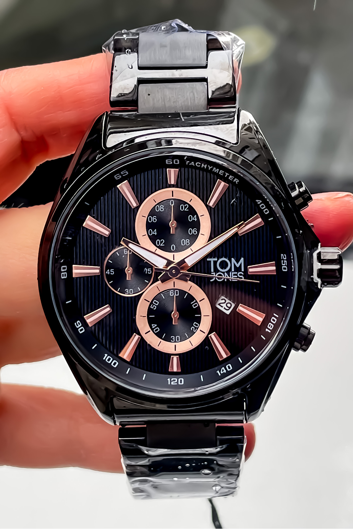 Tom Jones Orijinal Tom Jones Su Geçirmez Çelik Erkek Saat+Bileklik ...