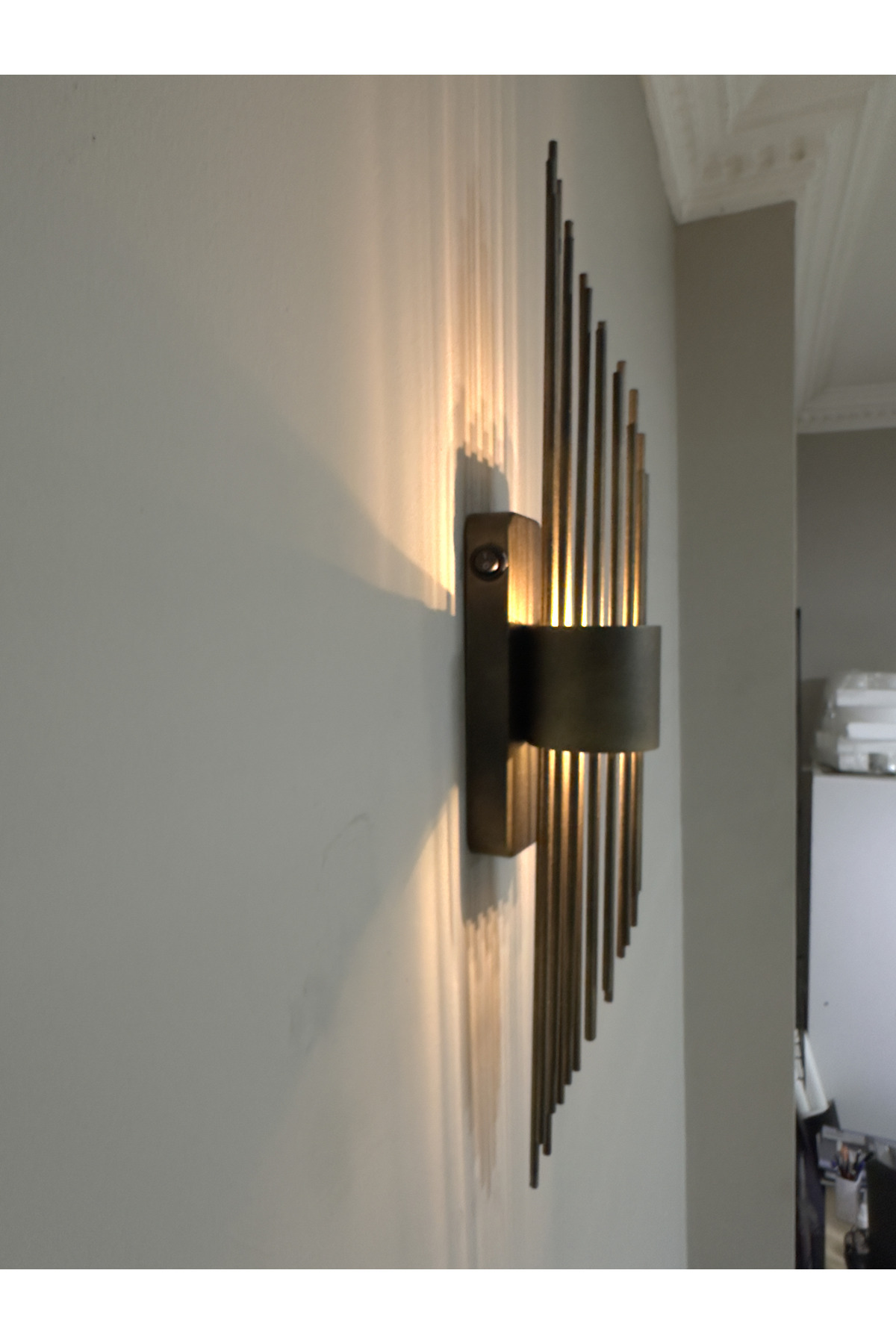 WiseHome Pilli Duvar Aplik, Pilli Duvar Aplik Aydınlatma eskitme Led ...