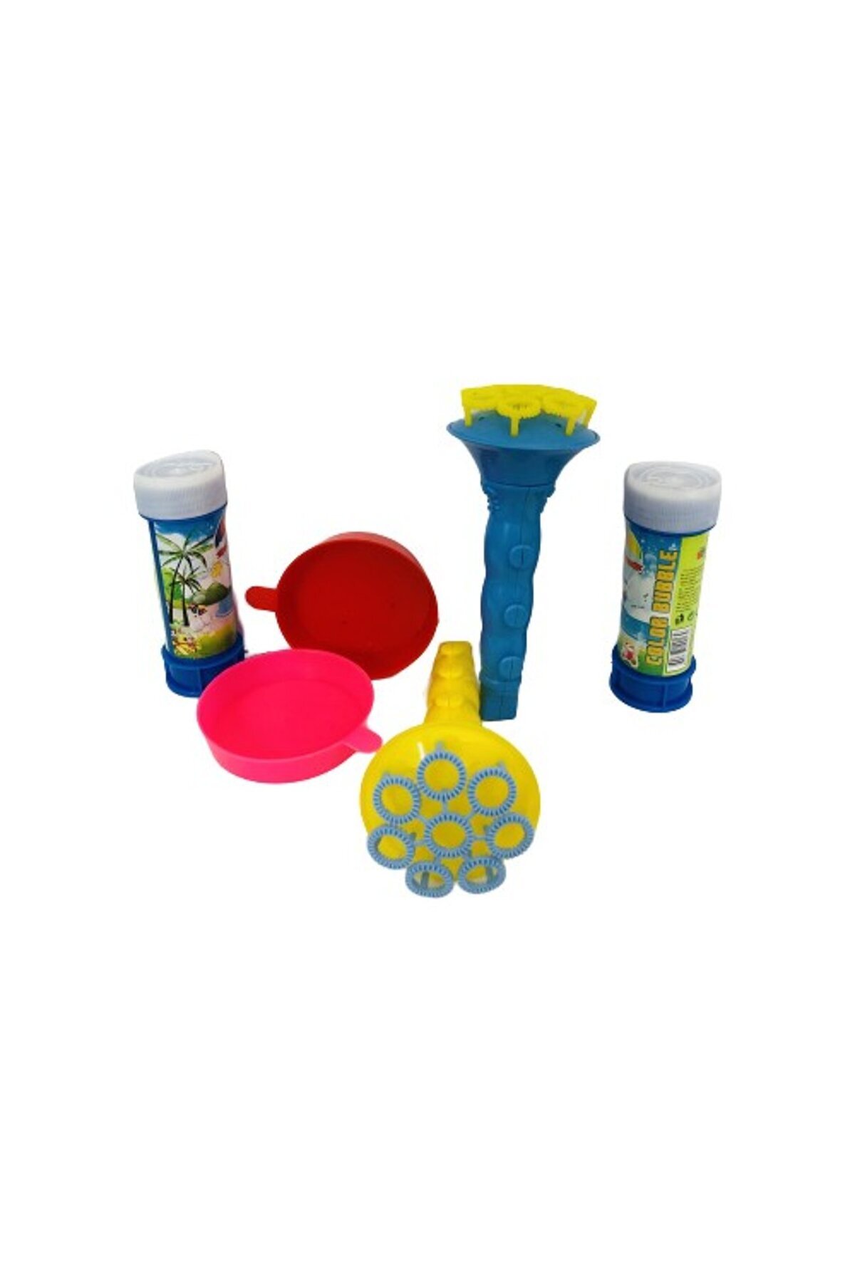 Numaca Borazan Şekilli Üflemeli Çoklu Baloncuk Yapma Oyuncak Seti ...