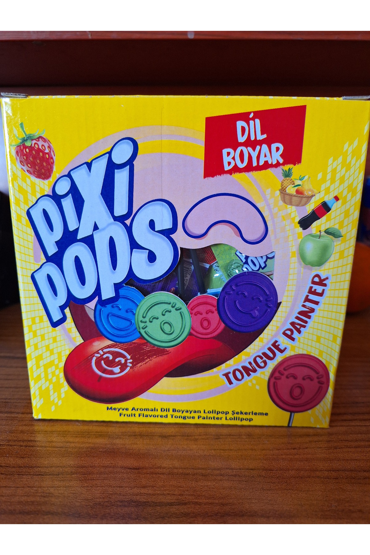 Karışık DURUKAN PİXİ POPS DİL BOYAYAN TOPİTOP ŞEKER 150 ADET Fiyatı ...