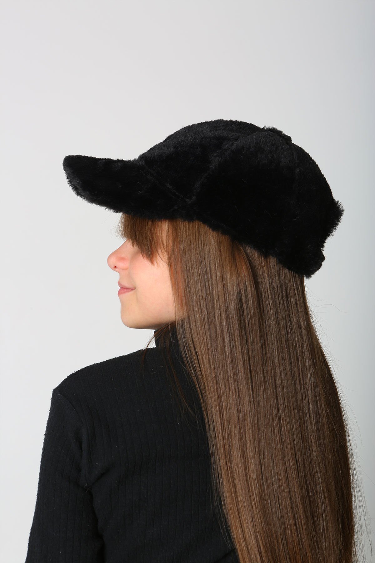 Kapin Çocuk Kürk Peluş Baseball Cap Şapka - SiyahFiyatı, Yorumları ...