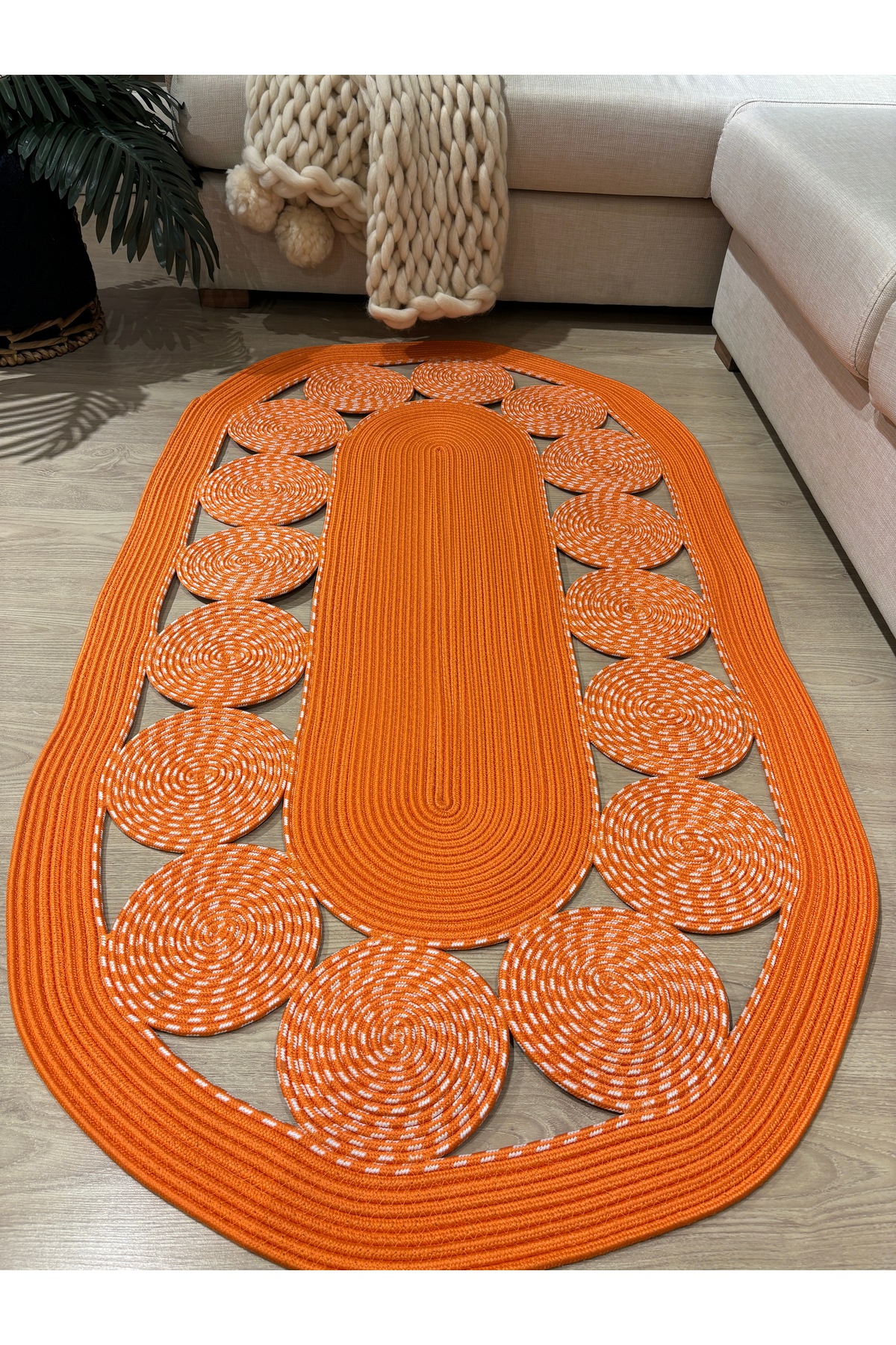 MaVaux Cookie Jüt Hasırlı El Örgüsü Kilim Fiyatı, Yorumları - Trendyol