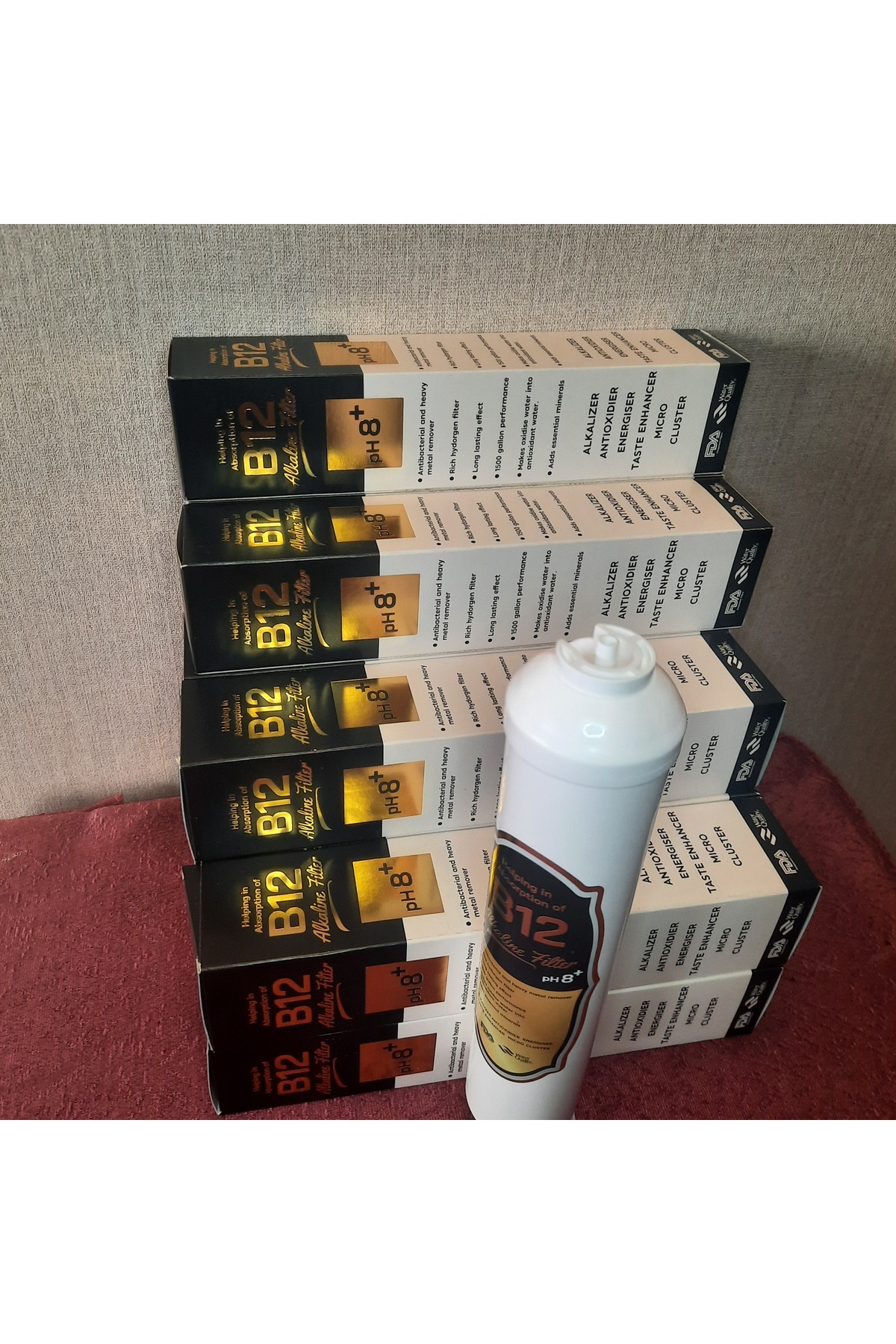 Pure Health B12 destekleyici Alkali Filtre Ph 8+ (Her model ve marka su ...