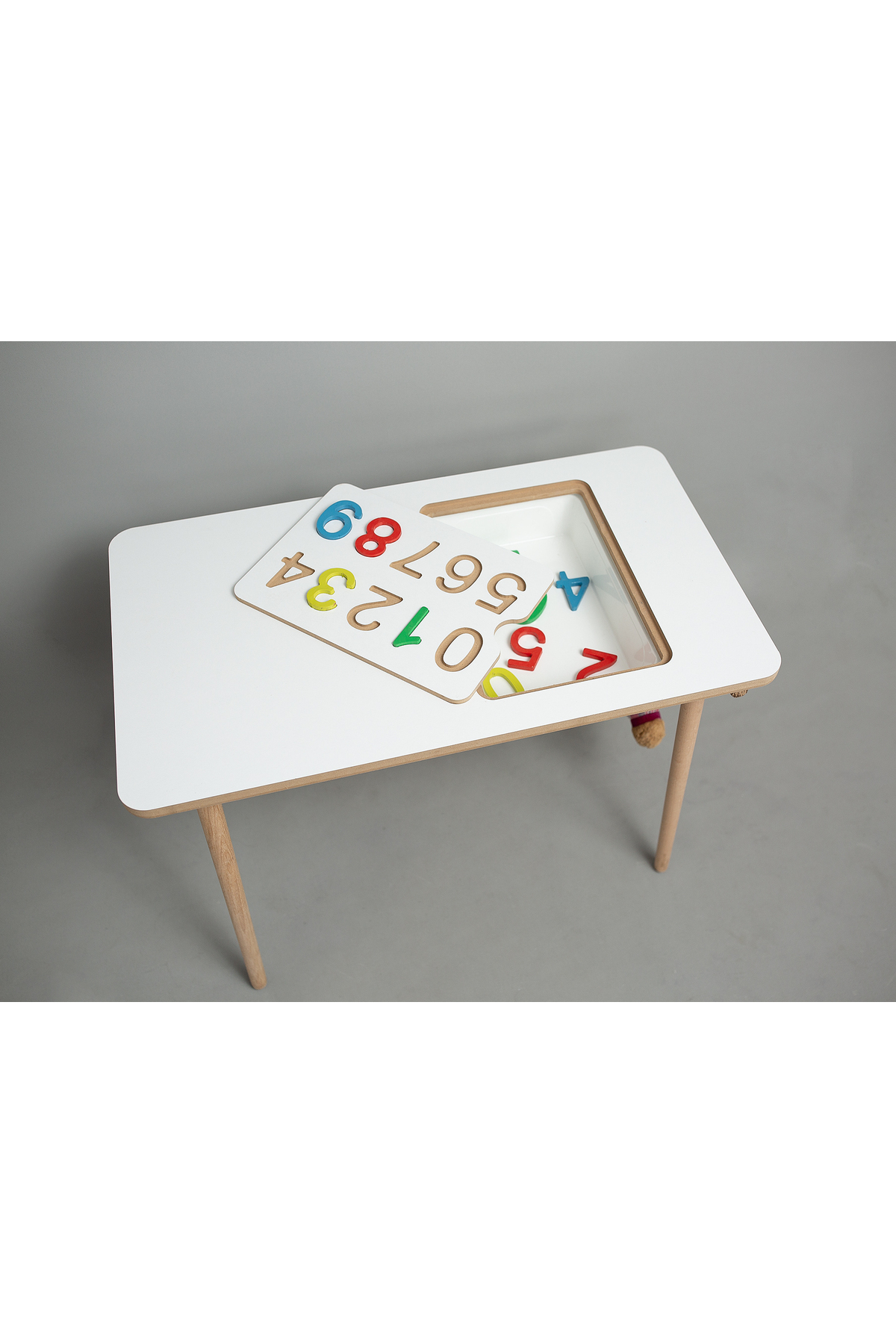 MT Yapı Dekorasyon Çocuk Puzzle Oyun Etkinlik Masası-montessori ...