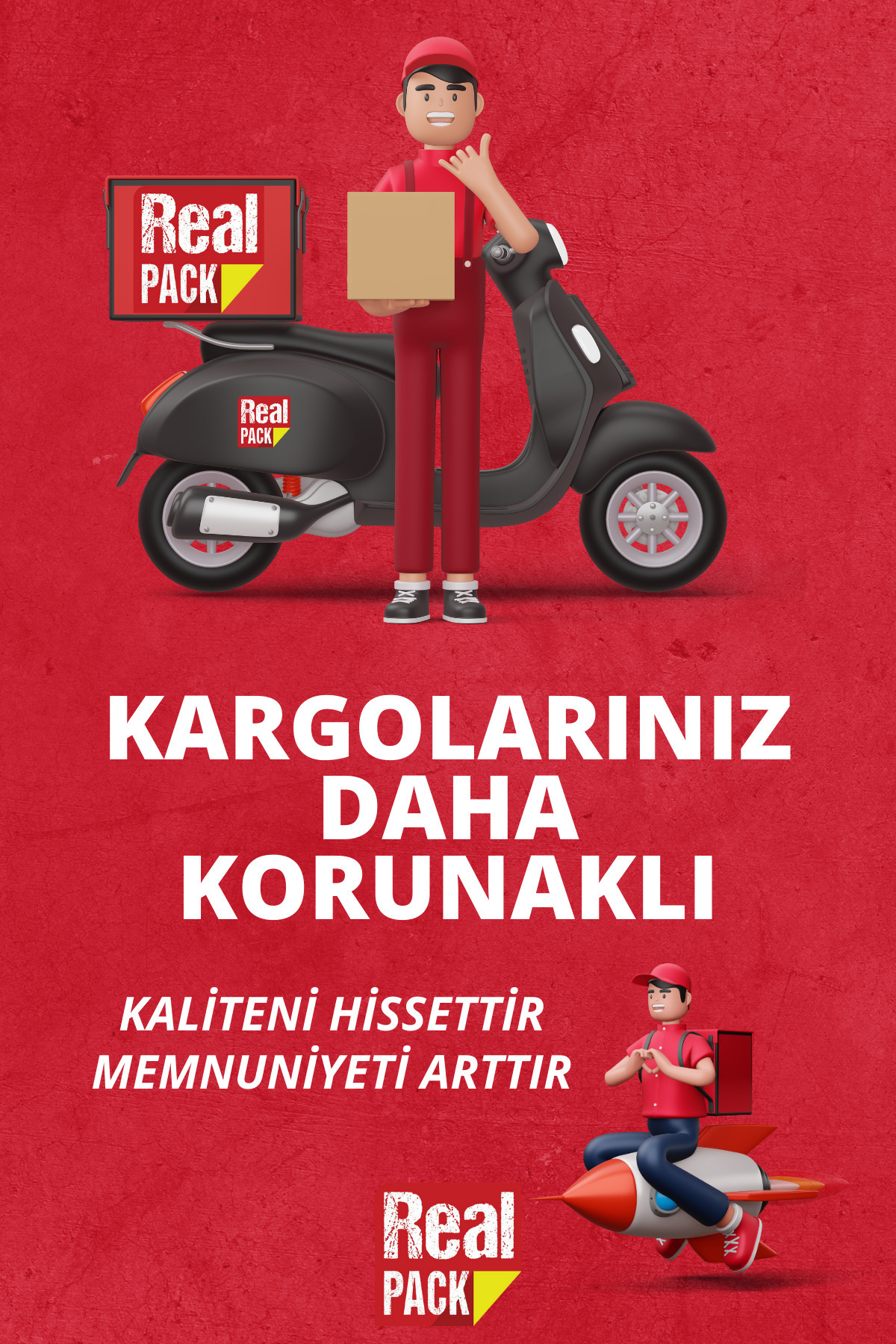 REALPACK Cargo Box 30x20x10cm E Commerce Cardboard - 2 Desi 25 Pieces ...