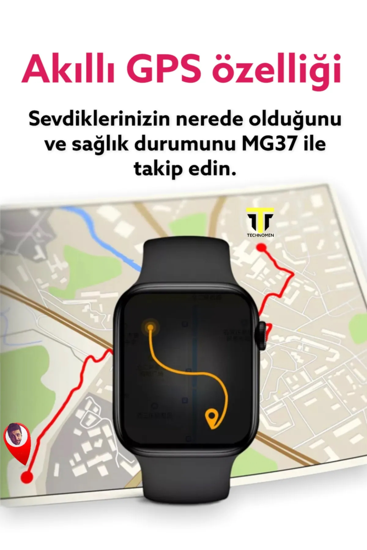 TECHNOMEN V9 Ultra 2 Amoled Ekran Akıllı Saat Smart Watch 2024 Son ...