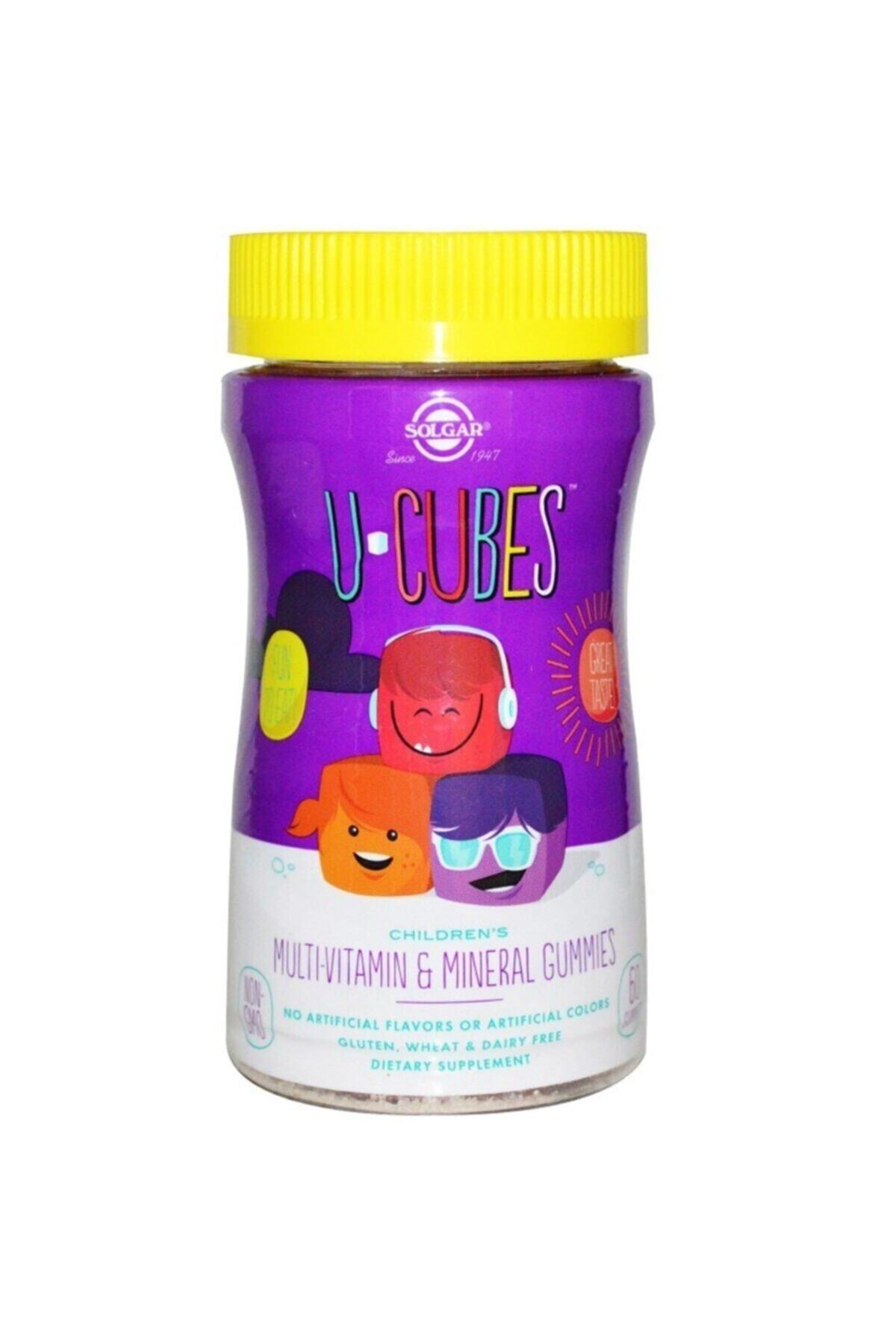 Solgar U-cubes Children's Multi-vitamin & Mineral 60 Gummies Fiyatı ...
