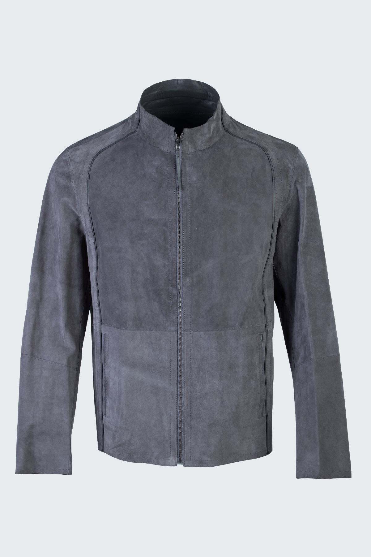 Valmenti Erkek Gri Süet Hakiki Deri Deri Mont - Fiyatı, Yorumları