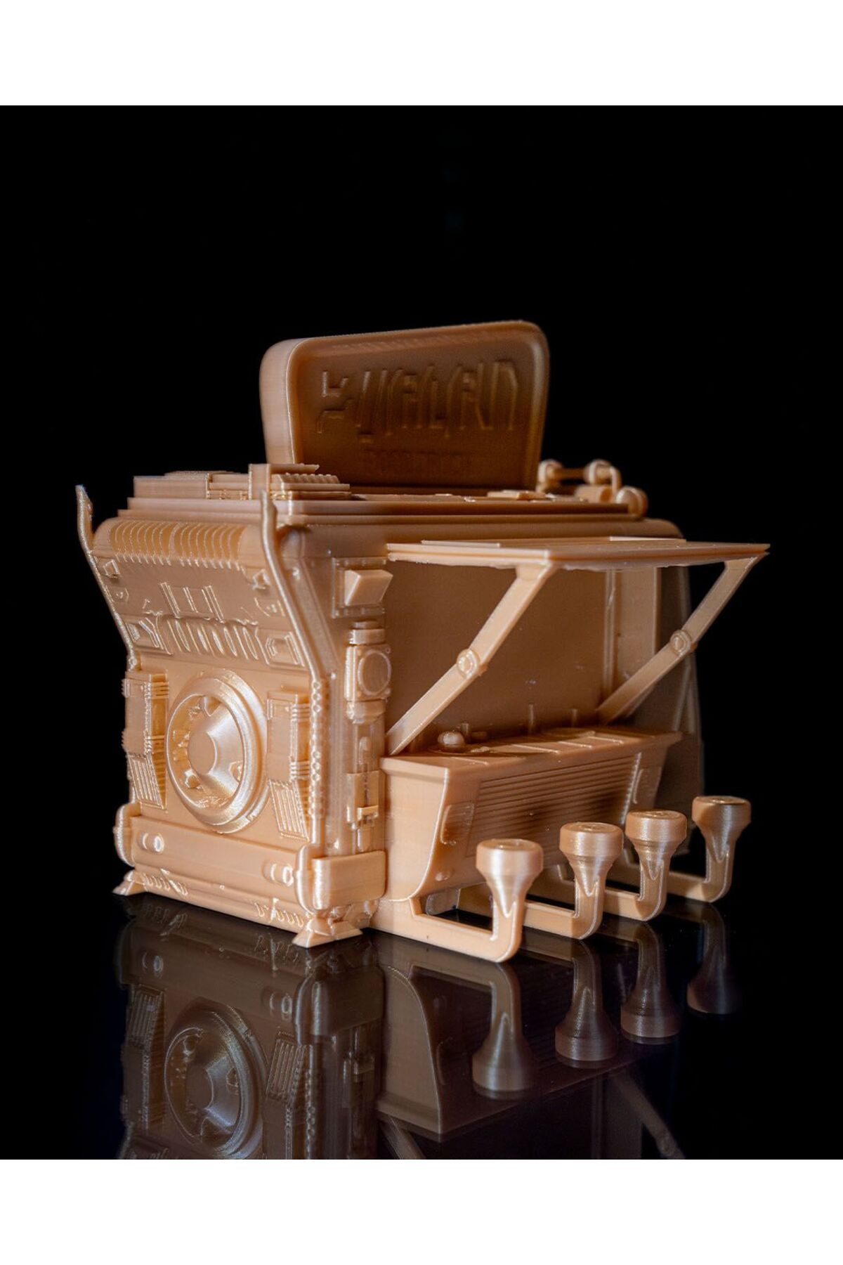 VeyernCraft 2000 Ler Yemek Arabası Temalı Saklama Kabı Kutu Yemek Arabası Kutusu Saklamalı Fİgür ...