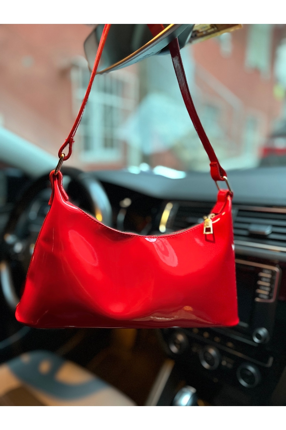 Grandcollection Raby Model Cherry Red Kırmızı Rugan Baget Pinterest ...