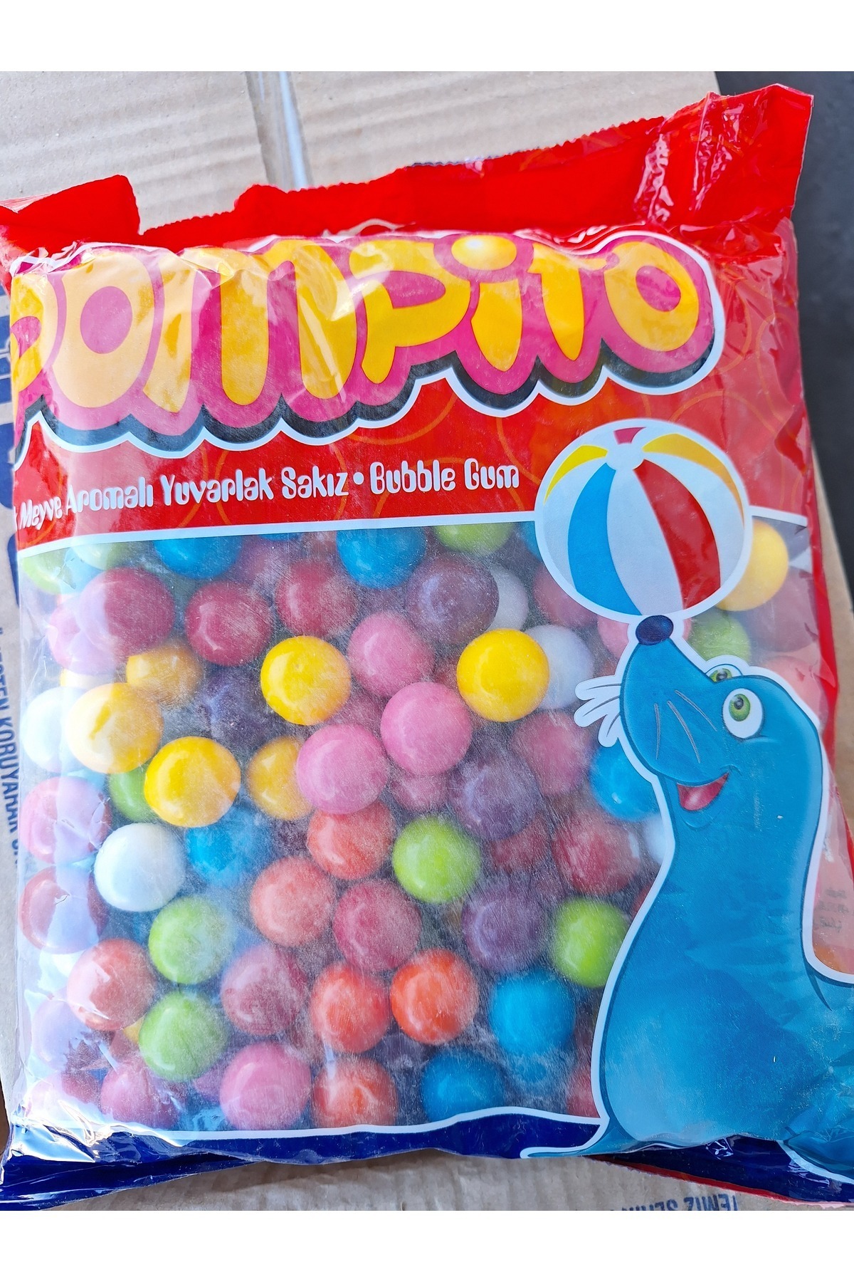 Karışık Pompito Yuvarlak Şekerli Sakız 1 Kg - Fiyatı, Yorumları