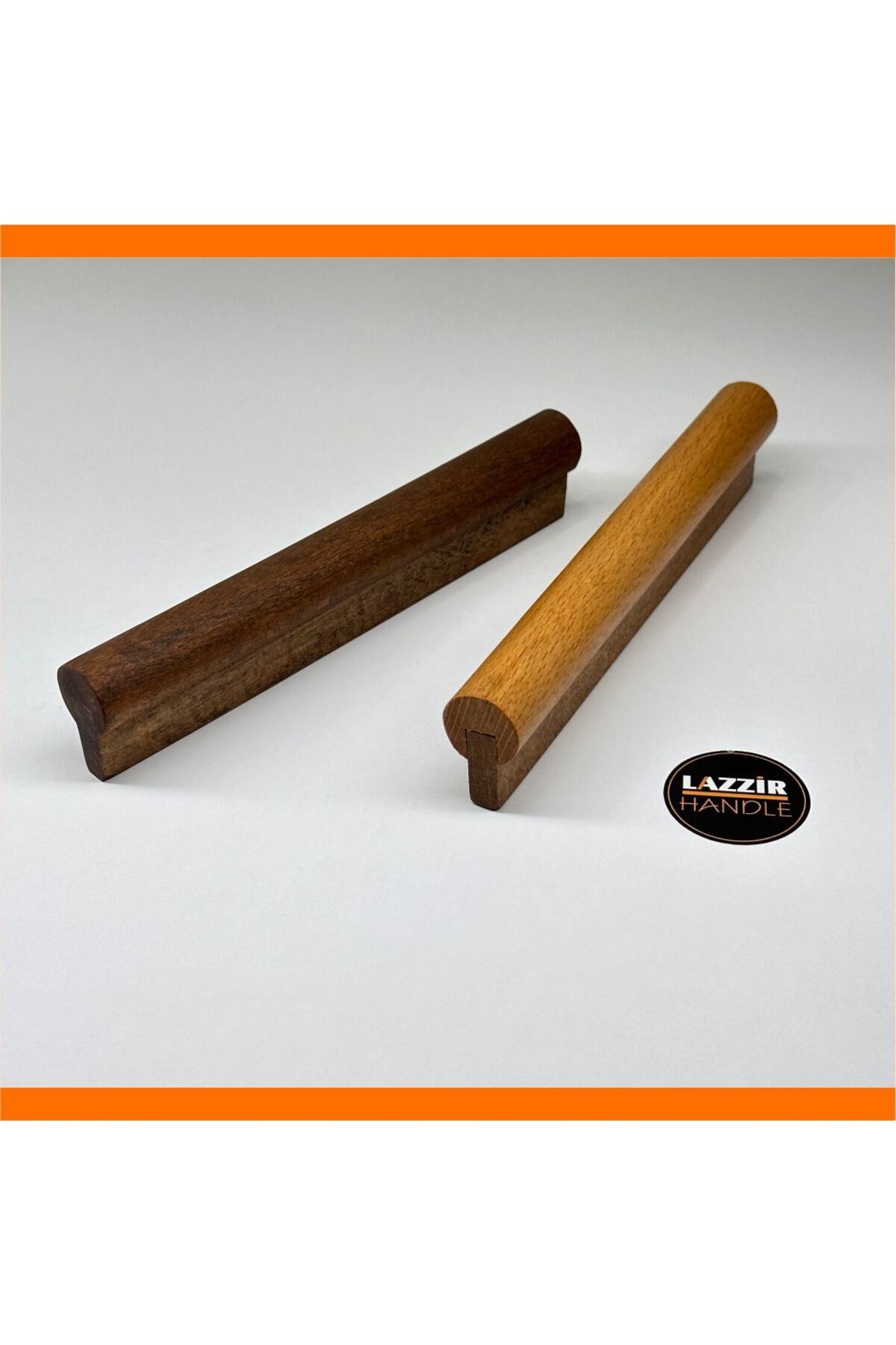 lazzir handle Ahşap Kulp Yuvarlak Uzun Ekstra Kulp (96 MM)-dolap Kulpu ...