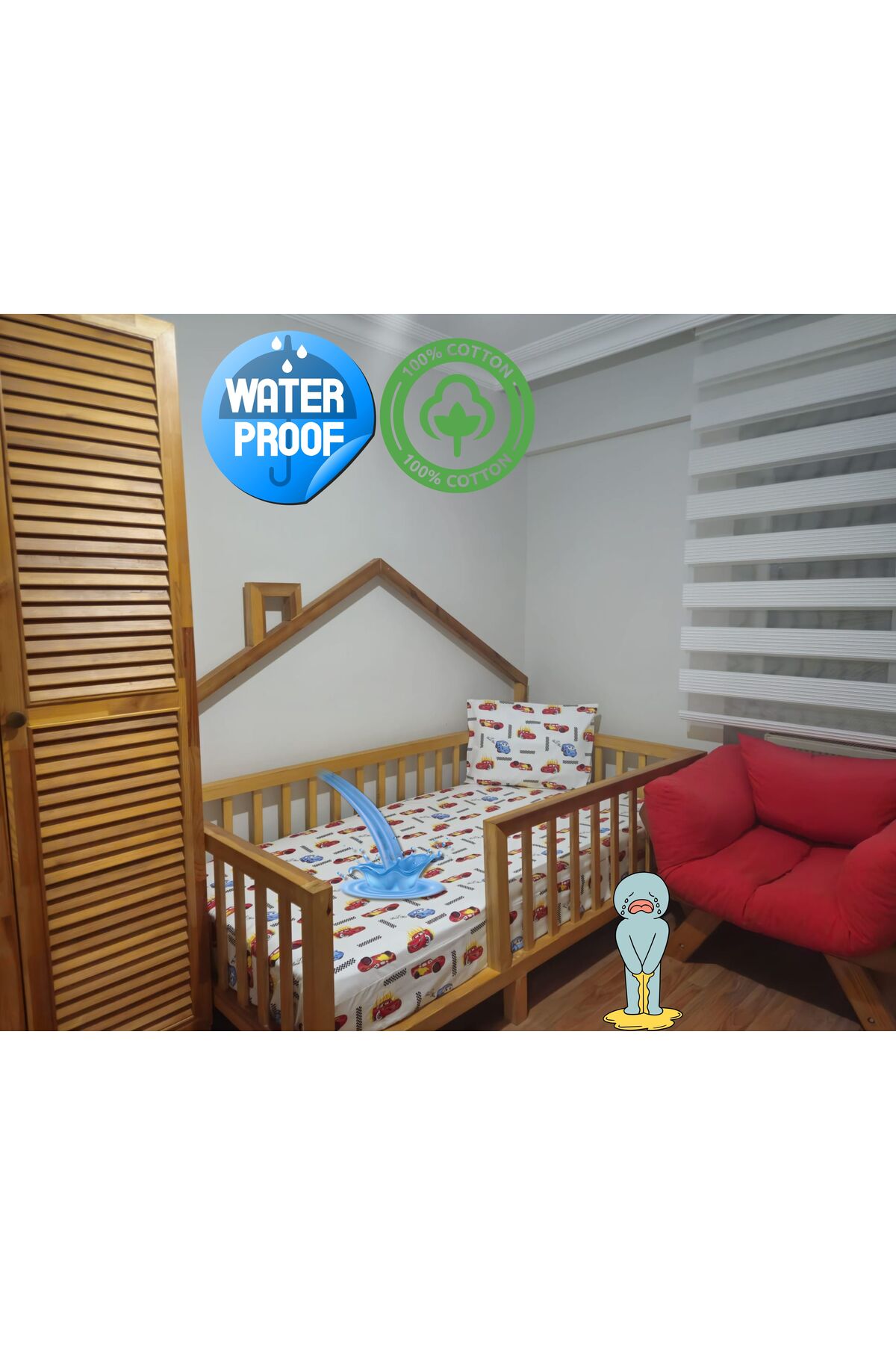 OGUZ ATA CONCEPT OĞUZ ATA CONCEPT % 100 PAMUK SIVI GEÇİRMEZ LASTİKLİ ...