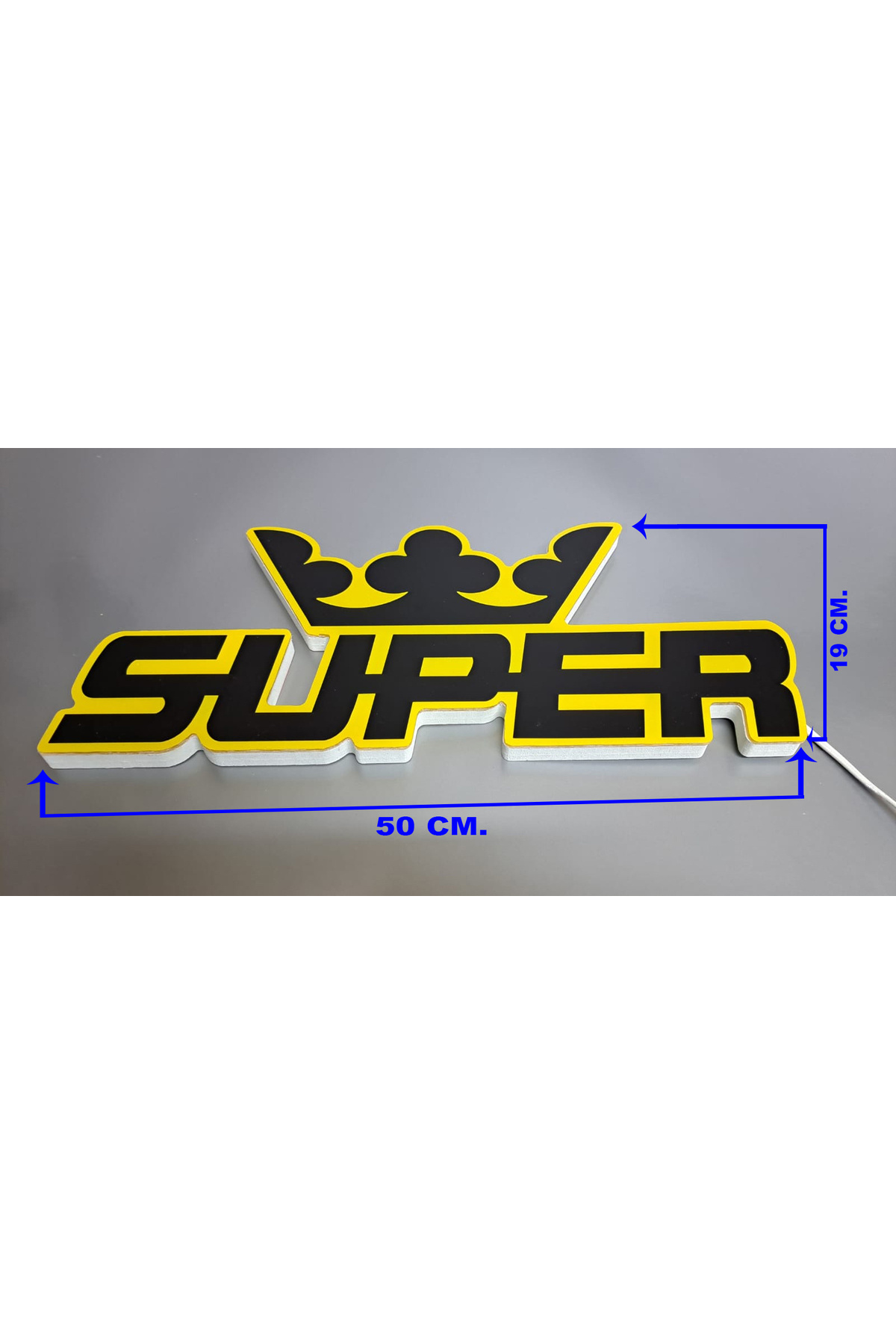 pozantiaksesuardunyasi TIR VE KAMYON LED IŞIKLI SUPER YAZISI PLEKSİ DEKOTA DEKORATİF LED YAZILAR ...