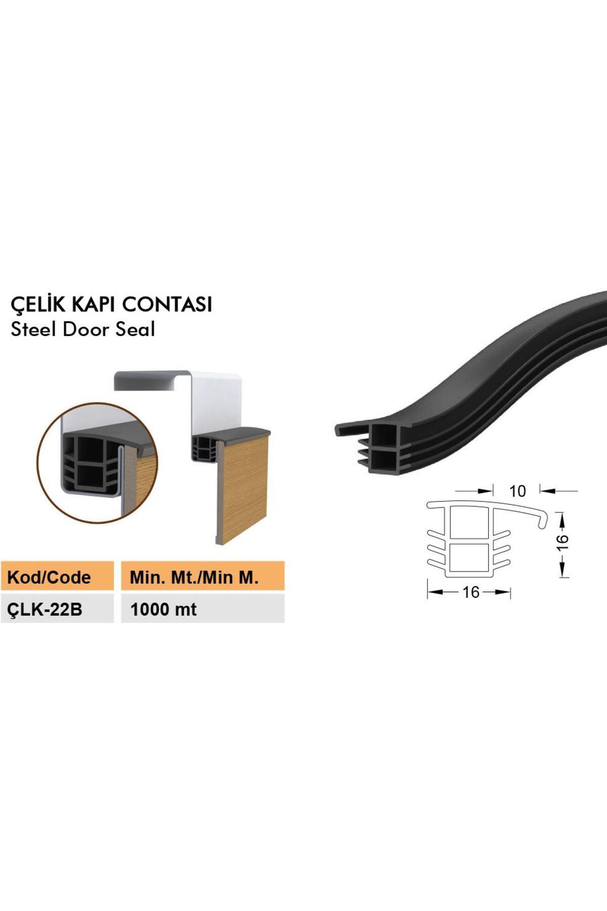CONTACALL Çelik Kapı Kasa Fitili Contası Çelik Kapı Contası 6 Metre ...
