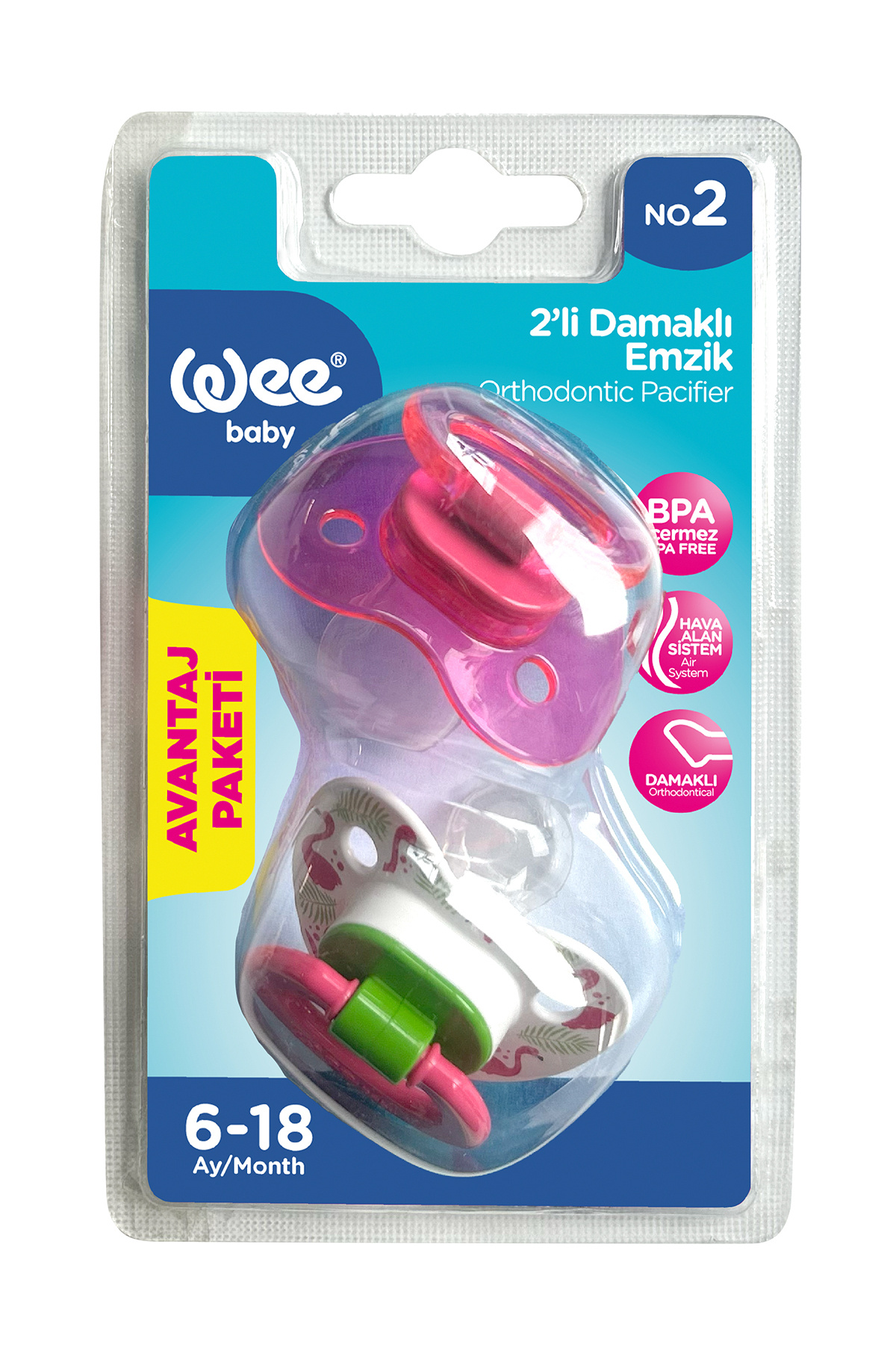 Wee Baby 2’li Damaklı Emzik No:2 Pembe Fiyatı, Yorumları - Trendyol
