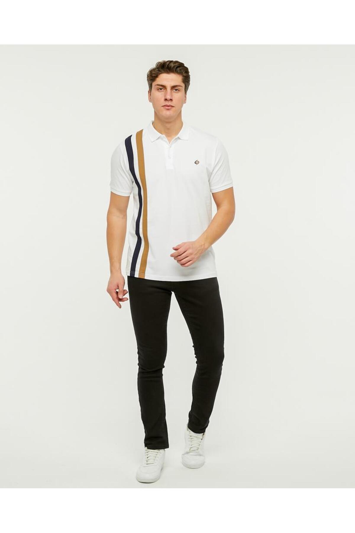 Rey Polo 70 ÇİFT ŞERİT DETAYLI POLO YAKA TİŞÖRT - Fiyatı, Yorumları