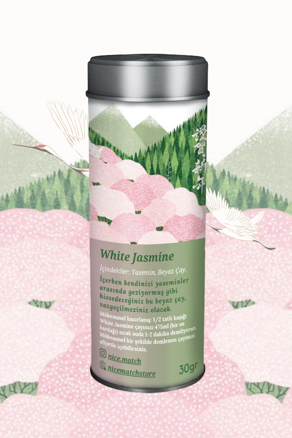 Nice Match White Jasmine Tea - Yaseminli Beyaz Çay 30 gr Fiyatı ...
