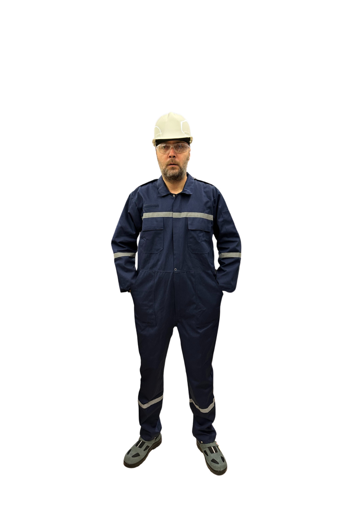Mavi İş İş Elbiseleri ve Ekipmanları Reflektörlü İşçi Tulumu Fiyatı ...