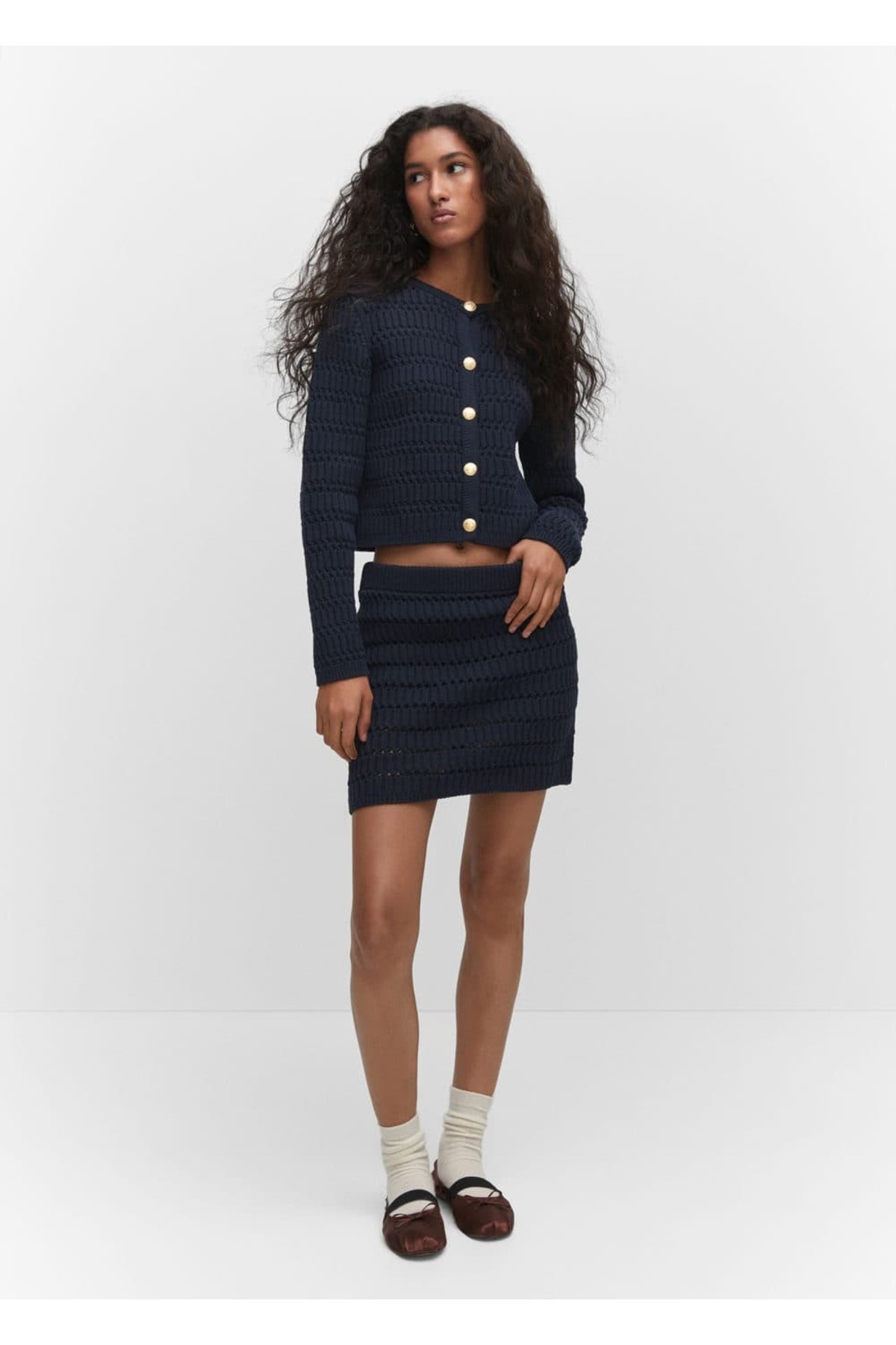 MANGO Delikli dokumalı mini etek Fiyatı, Yorumları - Trendyol