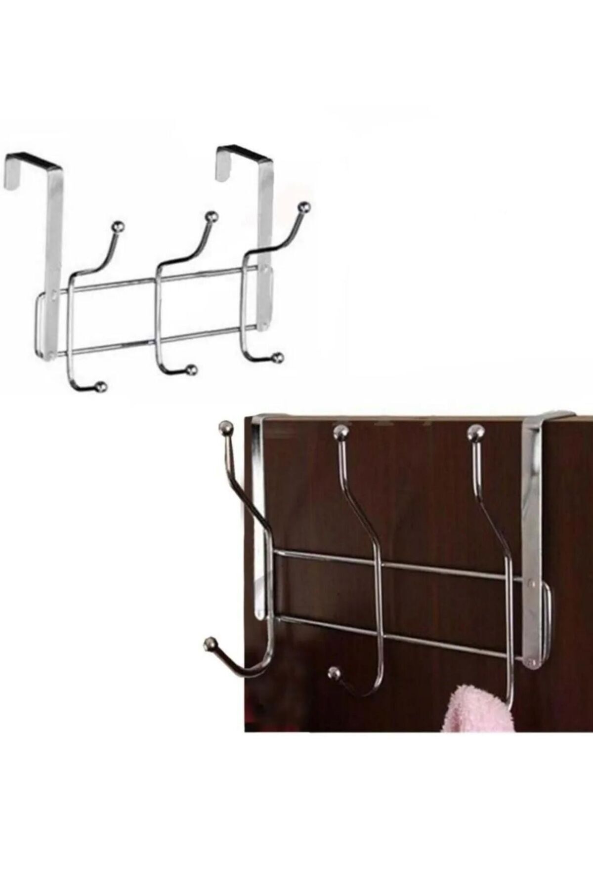 kukohomes Kapı Arkası Askılığı 3 Kancalı, Metal Askılık - Fiyatı, Yorumları