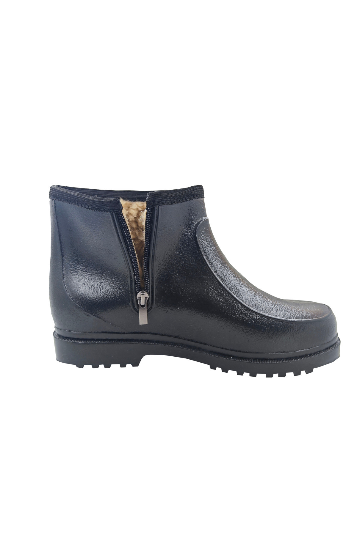 fafatara Siyah Yünlü Su Geçirmez Fermuarlı Kısa Lastik Bot Fiyatı ...
