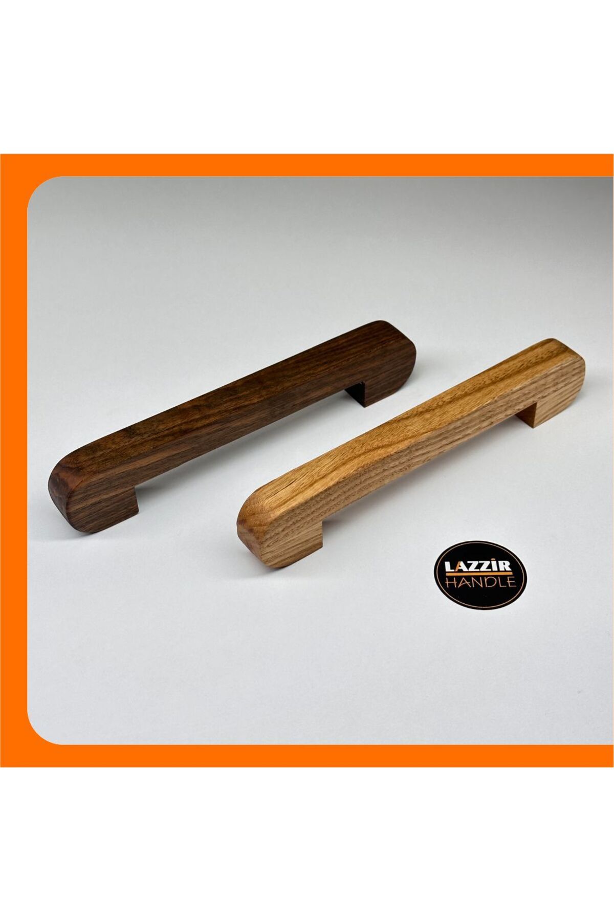 lazzir handle Ahşap Kulp U Yuvarlak Başlı(256MM) -dolap Kulpu Çekmece ...