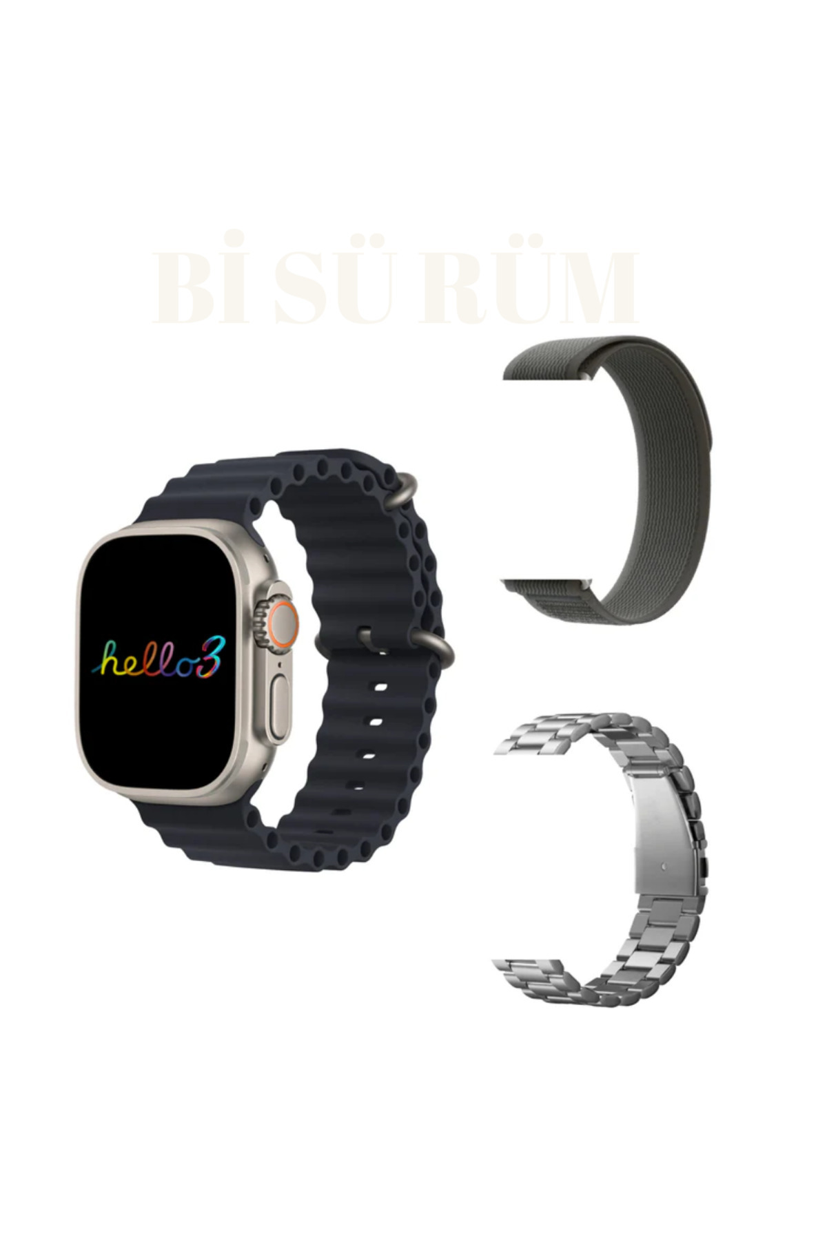 BİSURUMTEKNOLOJİ Watch Hello 3 Plus Akıllı Saat Ultra Amoled 4gb Galeri ...