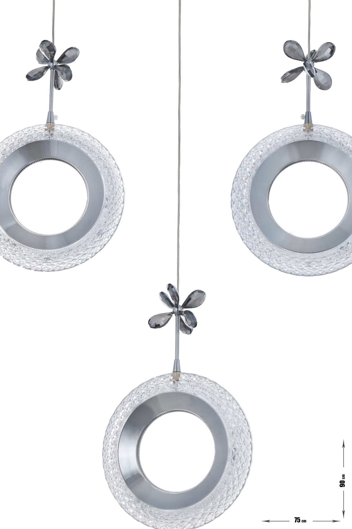 Avizemoda Ribera 5'li Power Ledli Kumandalı Modern Yemek Masası Üstü ...