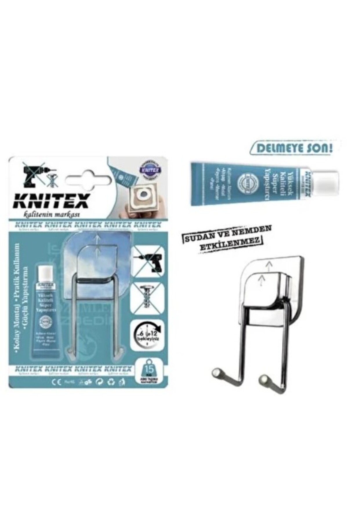 Knitex ASKI 2'Lİ KROM YAPIŞTIRICILI KTX-2788 - Fiyatı, Yorumları