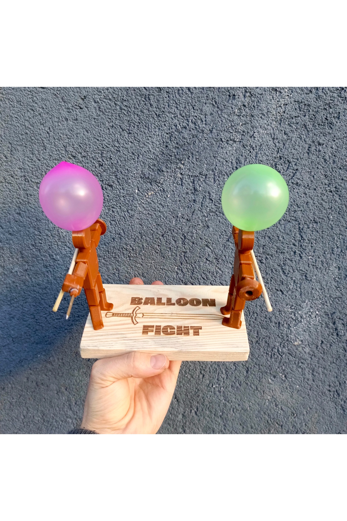 ROBOT YAPIMI BALLOON FIGHT CRAZY WOODEN PLASTIC FANCY PUPPET BALLOON ...