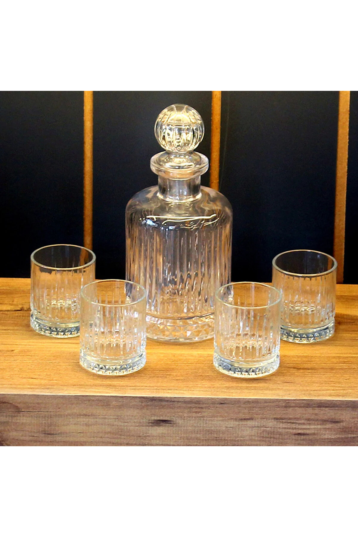 FAYA HOME Viski Sürahi Karaf Seti 4 Adet Elysia Viski Su Meşrubat Bardağı 520014 - 210 Cc Fiyatı ...