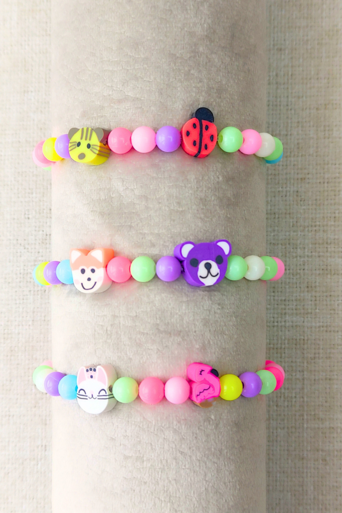 TwinsCollection 3'lü Hayvan Figürlü Çocuk Boncuk Bileklik Seti Fiyatı ...