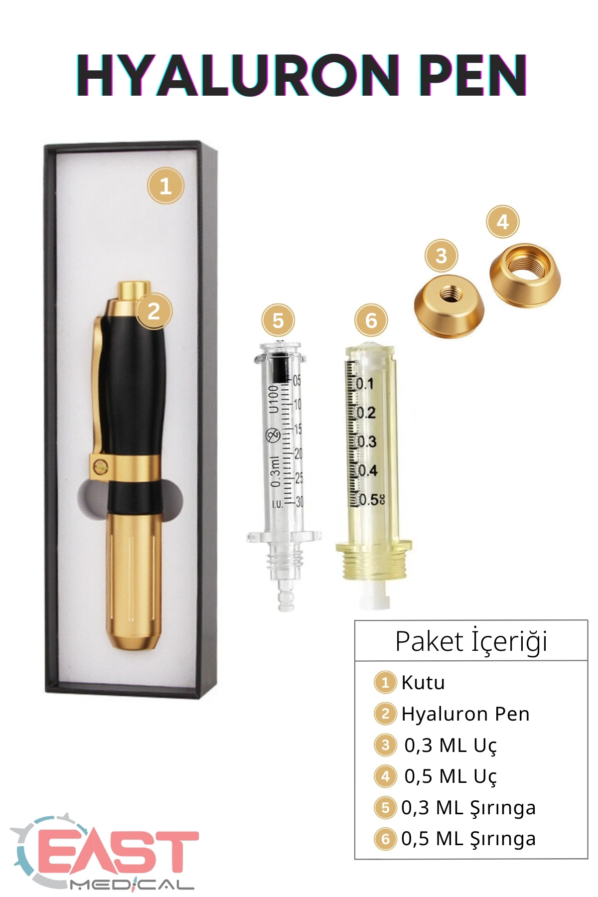 east medical Hyaluron Pen Iğnesiz Dolgu Cihazı - Aleti Fiyatı ...