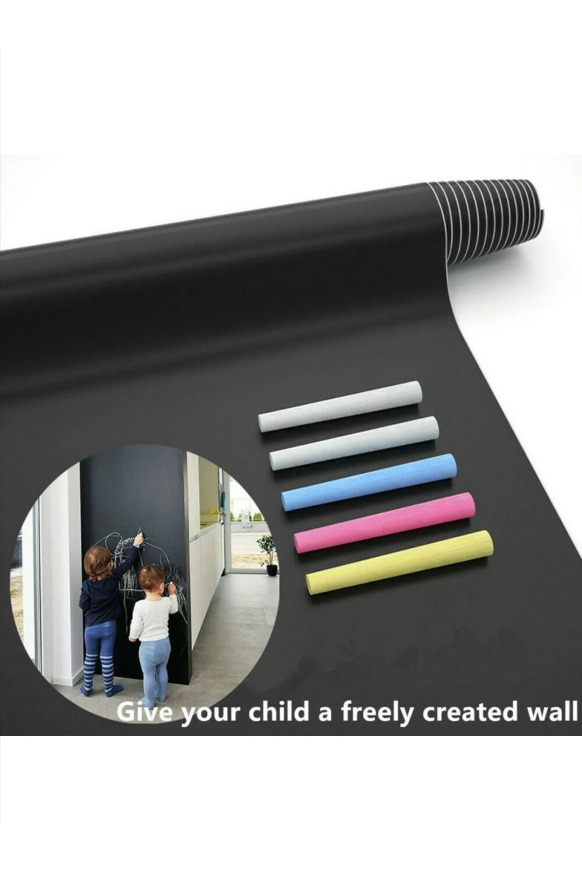 Genel Markalar Yapışkanlı Kara Tahta Sticker Blackboard 45x200 cm ...