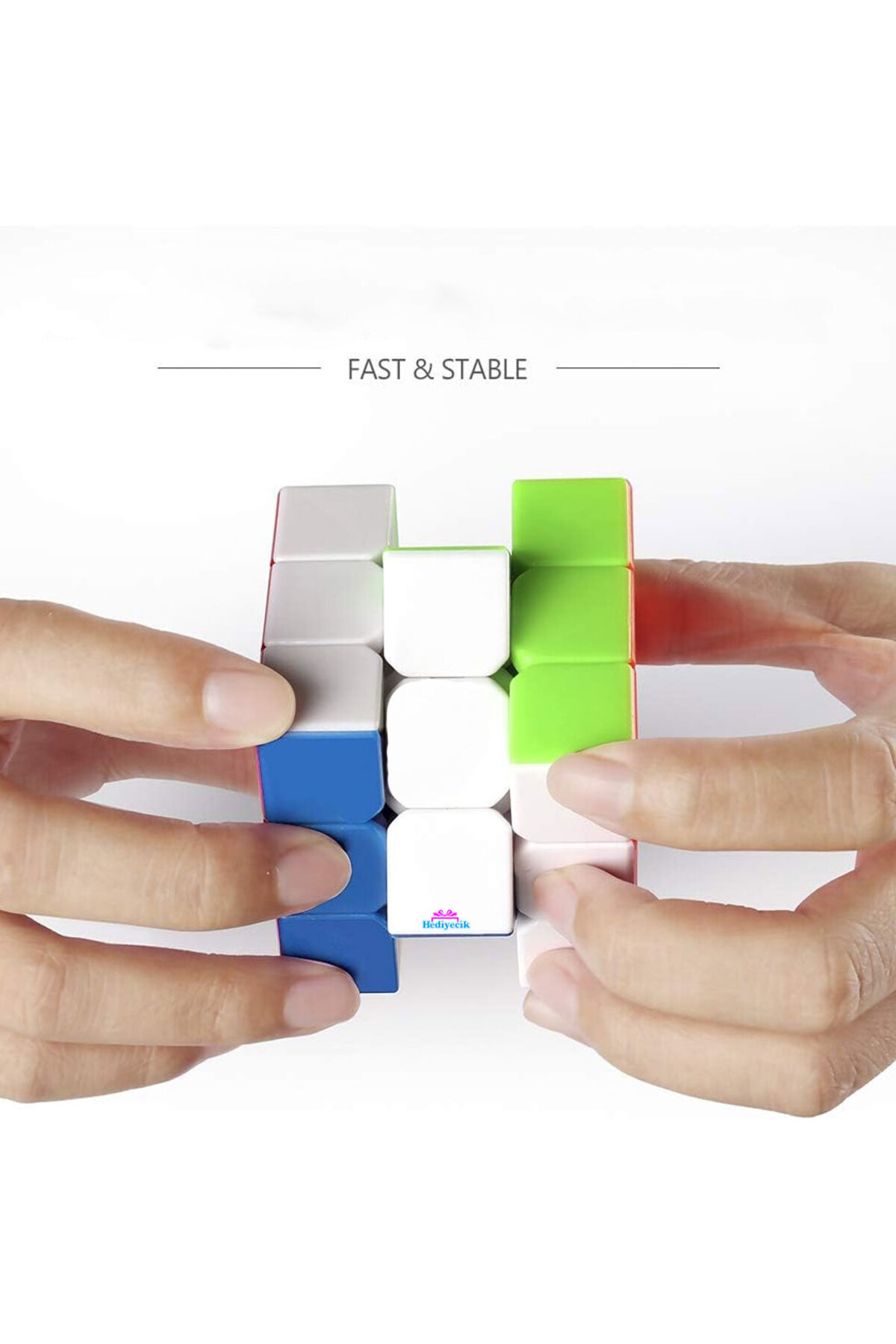 hediyecik Speed 3X3 Stickerless Intelligence Cube Intelligence Cube ...