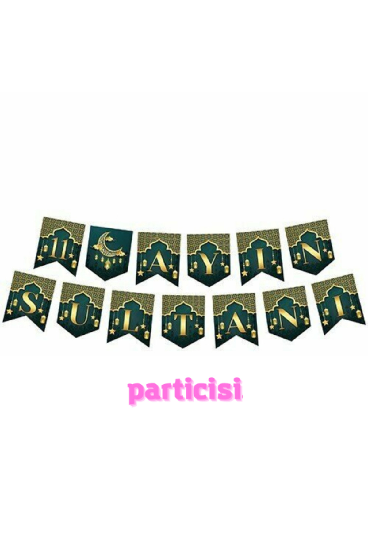 SmyrnaDesing 11 Moon's Sultan Ramadan Feast Lettering Zigzag Banner ...
